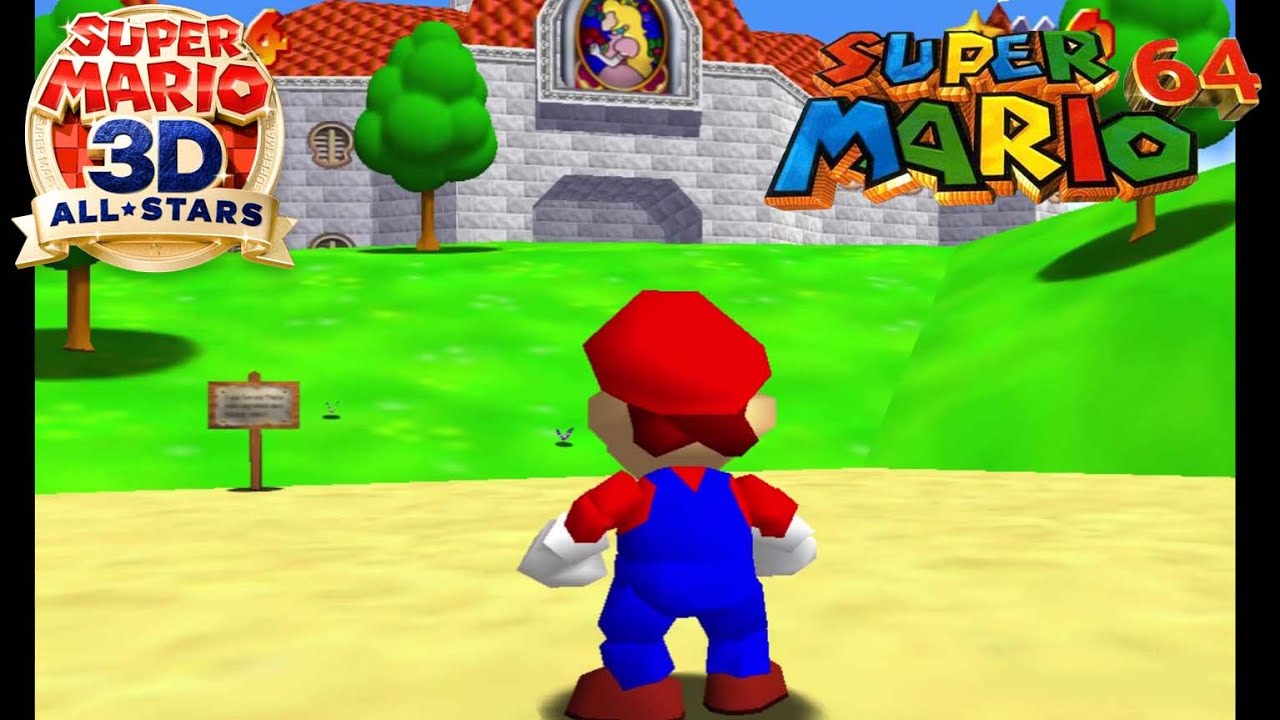 Super Mario 64 Switch Gameplay - Intro and Course 1 First Star - Super ...