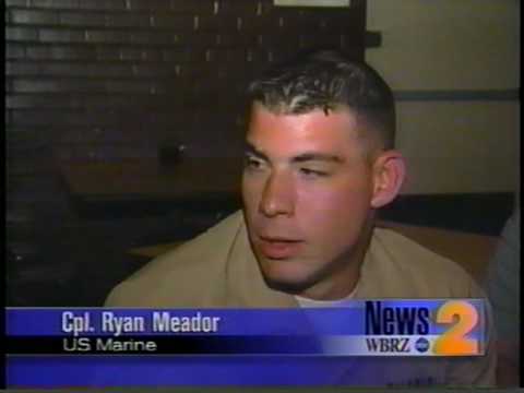 Corporal Ryan Meador Returns home - YouTube