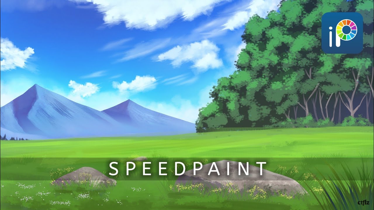 【ibisPaint】Background Speedpaint 🎨 04 - YouTube