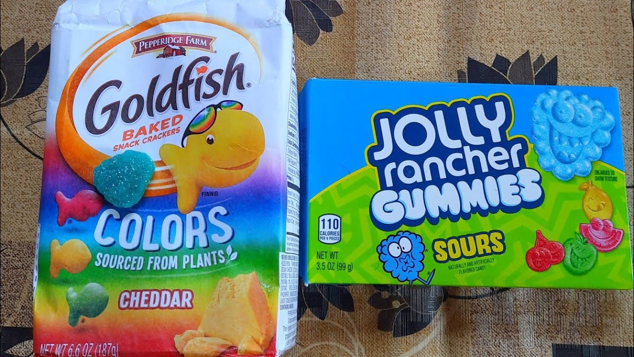 Goldfish Colors Jolly rancher Sours Gummies Blue Raspberry Flavour ...