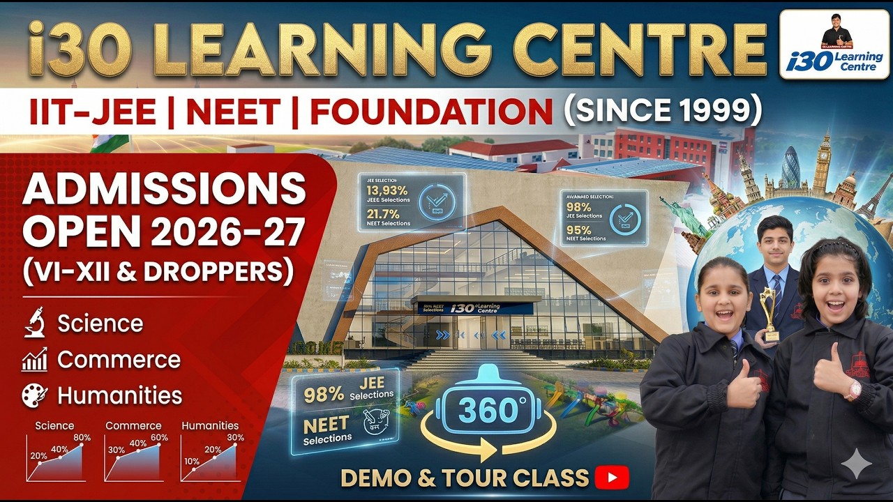 Welcome to i30 Learning Centre – the most trusted coaching institute ...