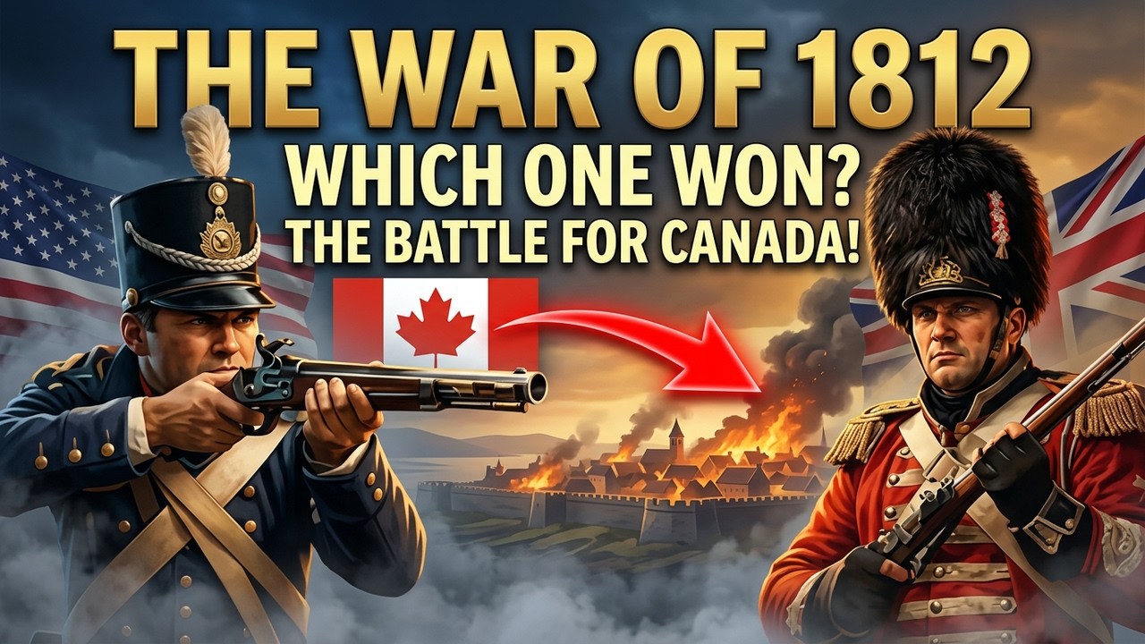 War of 1812 Explained USA vs Britain Battle for Canada History War ...