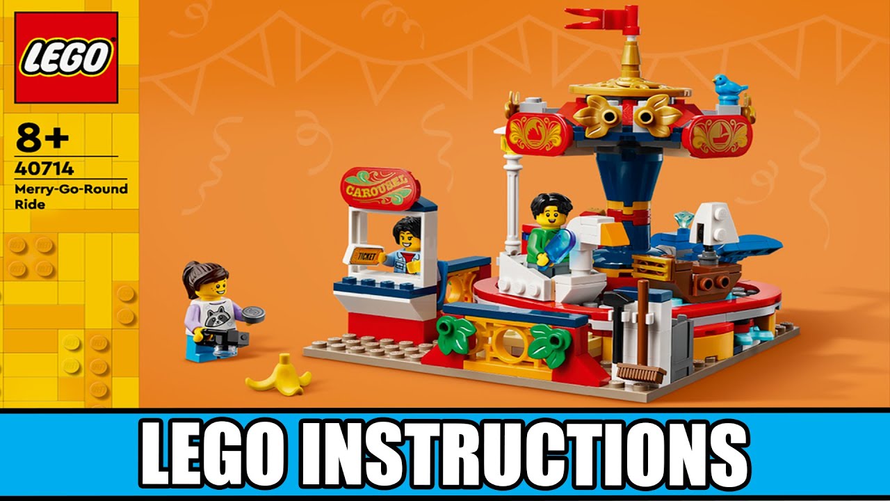 LEGO Instructions - Miscellaneous - 40714 - Carousel Ride - YouTube