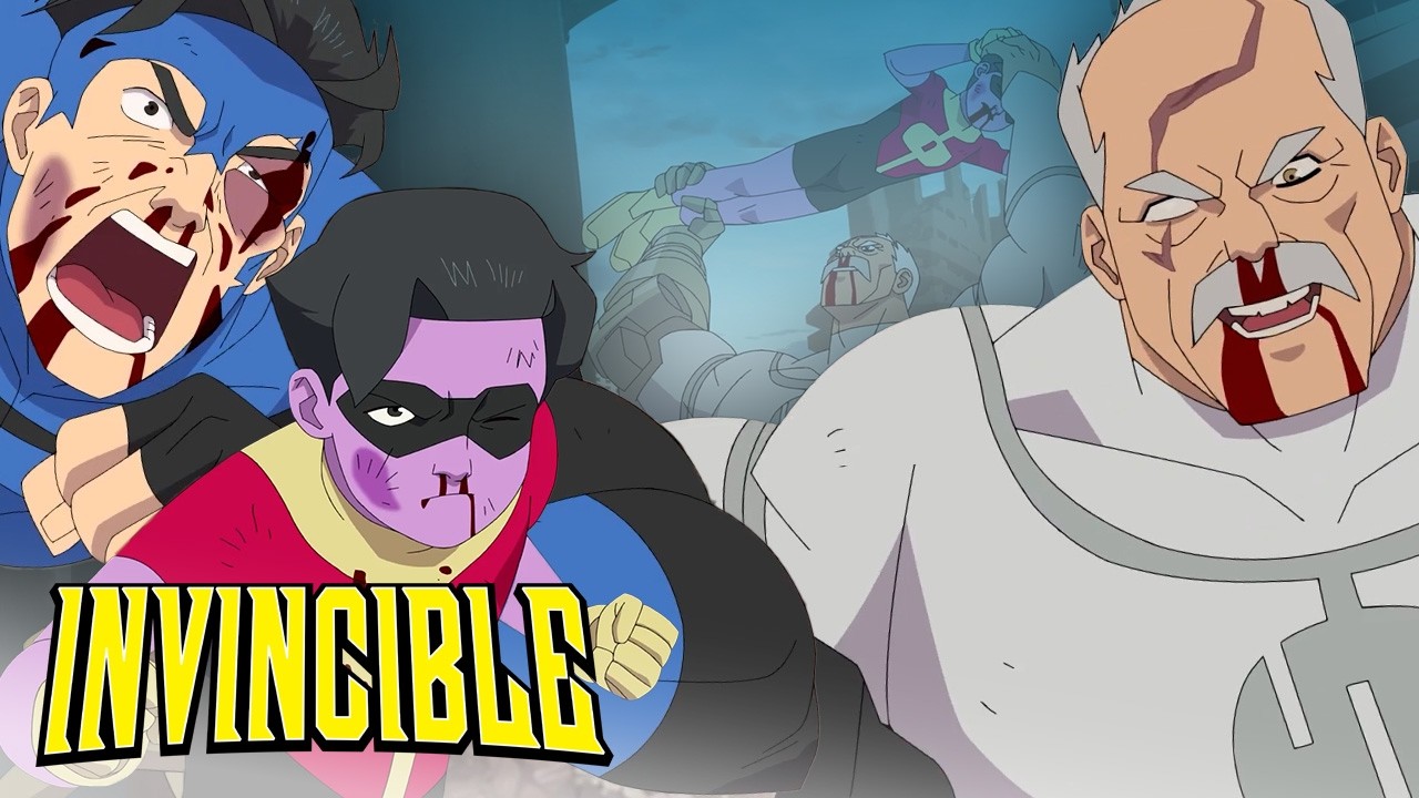 Invincible & Oliver's Gruesome Fight Against Conquest | Invincible ...