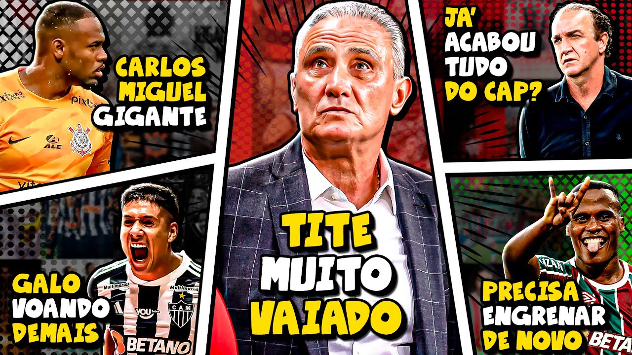 "O trabalho do Tite no Flamengo é uma..." Tite VAIADO | Carlos Miguel ...