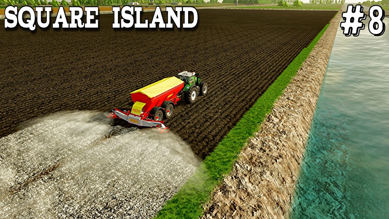 farming Simulator 22 Square Island Map Timelapse Ep #8 Mega Farm fs22 ...