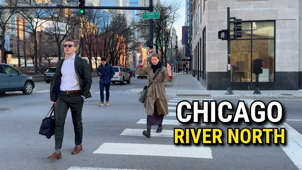 Chicago (USA) Walking Tour - River North Walk on Thursday | March 13 ...