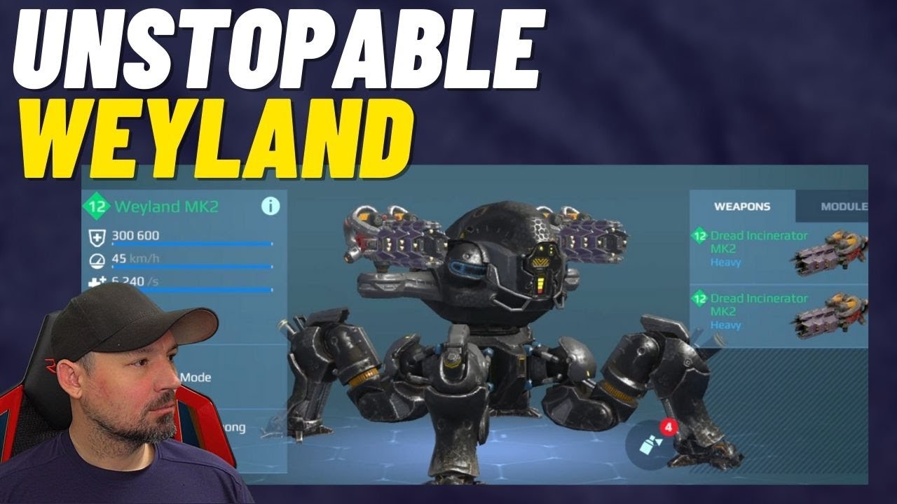 War Robots Unstoppable Weyland Build, The Ultimate Healing Tank - YouTube