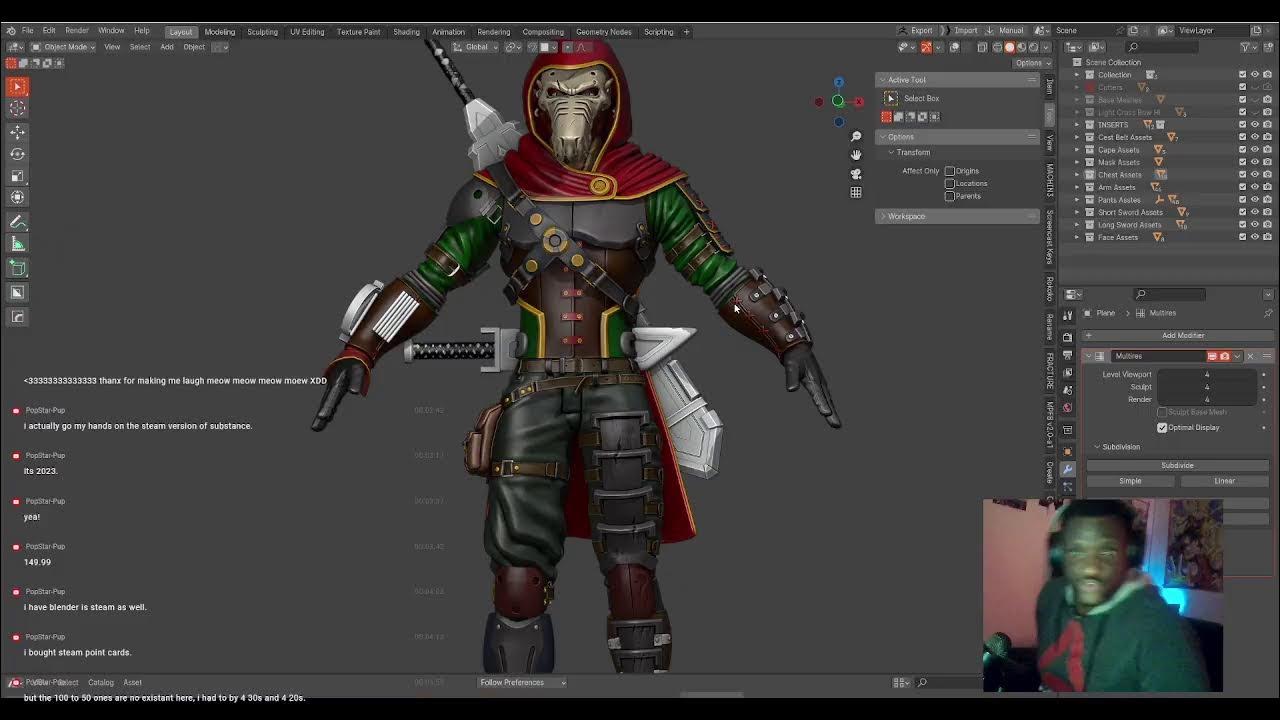 BLENDER Character Creation Stream - YouTube