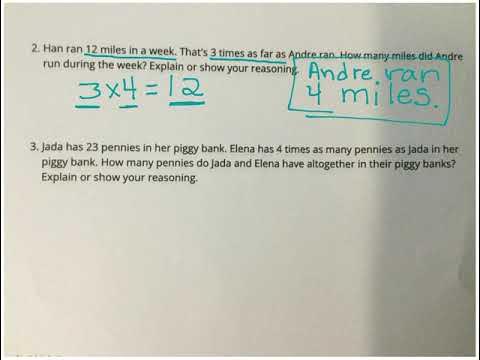 Illustrative Math Grade 4 unit 5 checkpoint A - YouTube