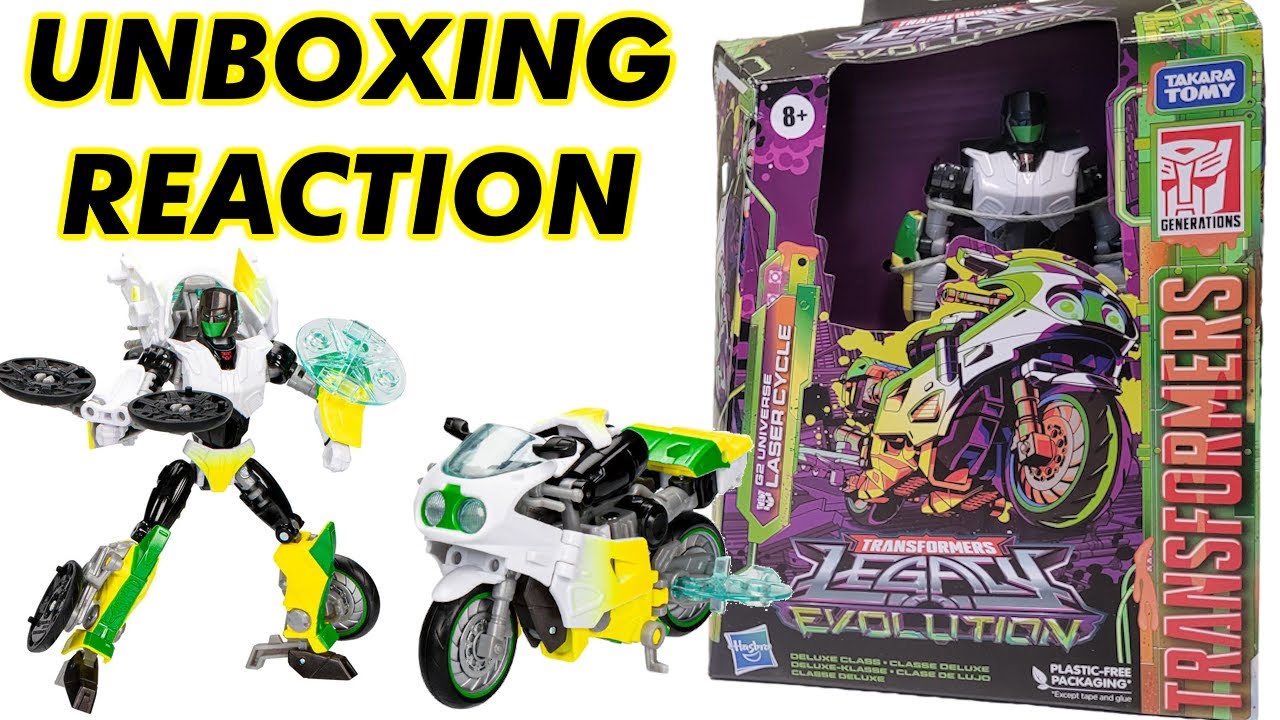 Unboxing and Reaction: Transformers Legacy G2 Laser Cycle (Jazz?) - YouTube