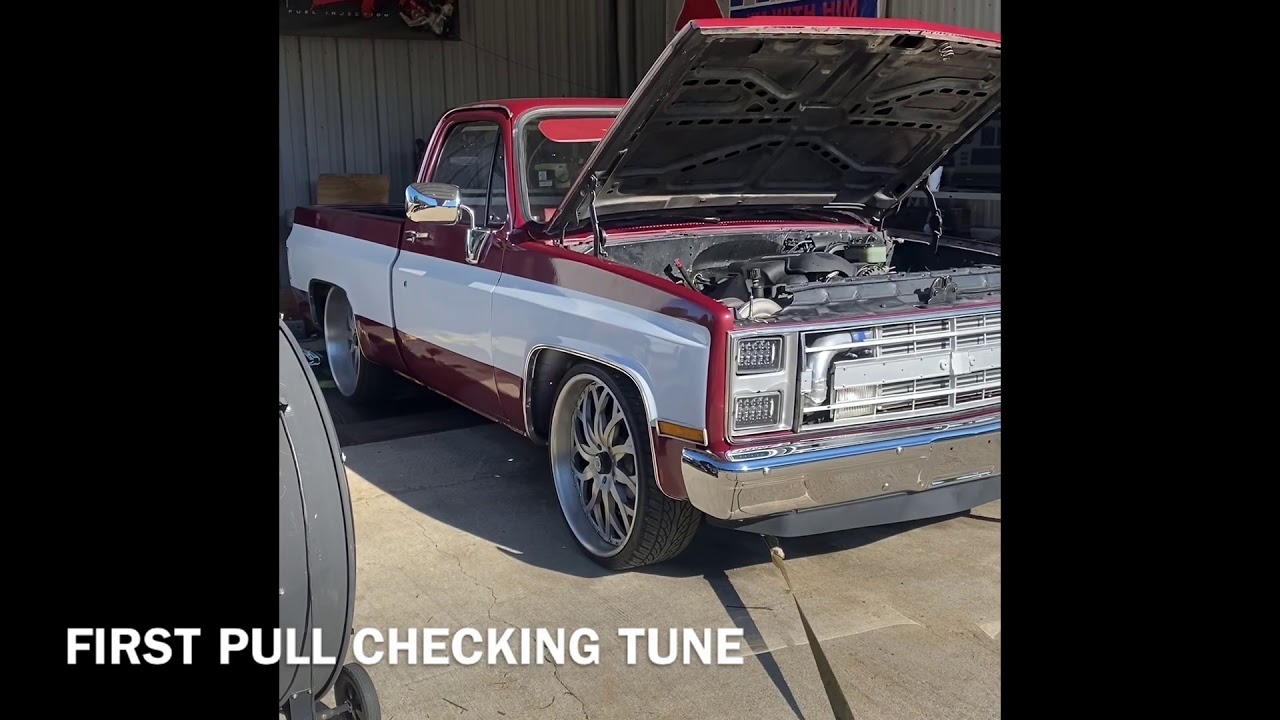 C10 ls swapped square body - YouTube