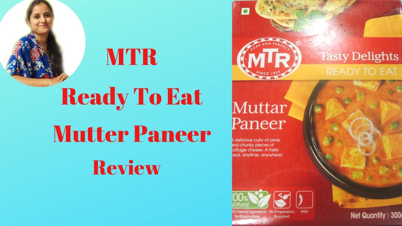 MTR Ready To Eat Mutter Paneer Review | Using Prestige Multicooker ...