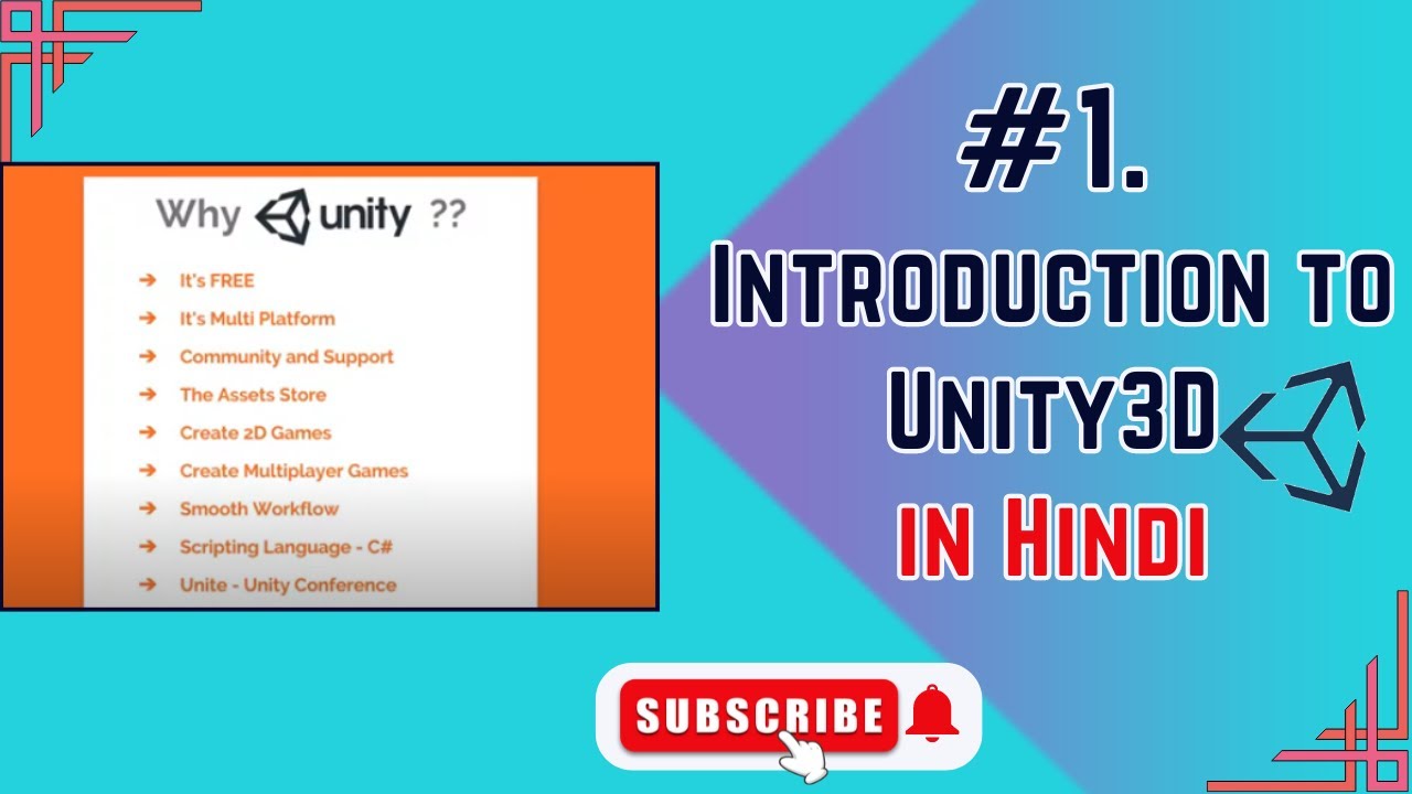 #1. Introduction to Unity3D in Hindi - YouTube