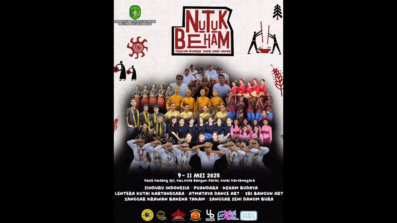 FESTIVAL BUDAYA KUTAI ADAT LAWAS "NUTUK BEHAM" - YouTube