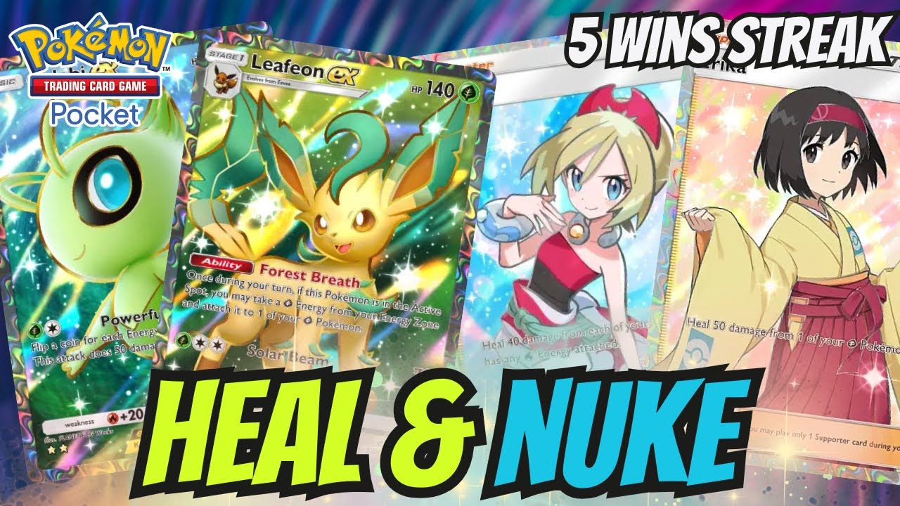 Leafeon EX & Celebi EX Deck - Heal & Nuke - YouTube