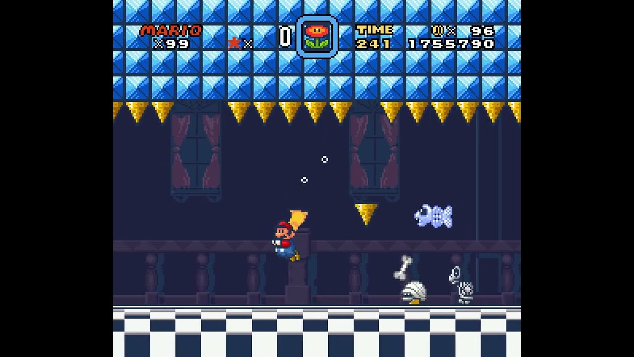 Super Mario World Enhanced - Vanilla Fortress - YouTube