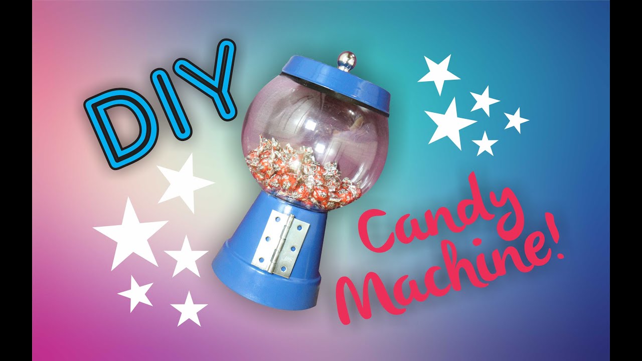 DIY/Faça você mesma: CANDY MACHINE ♥ - YouTube