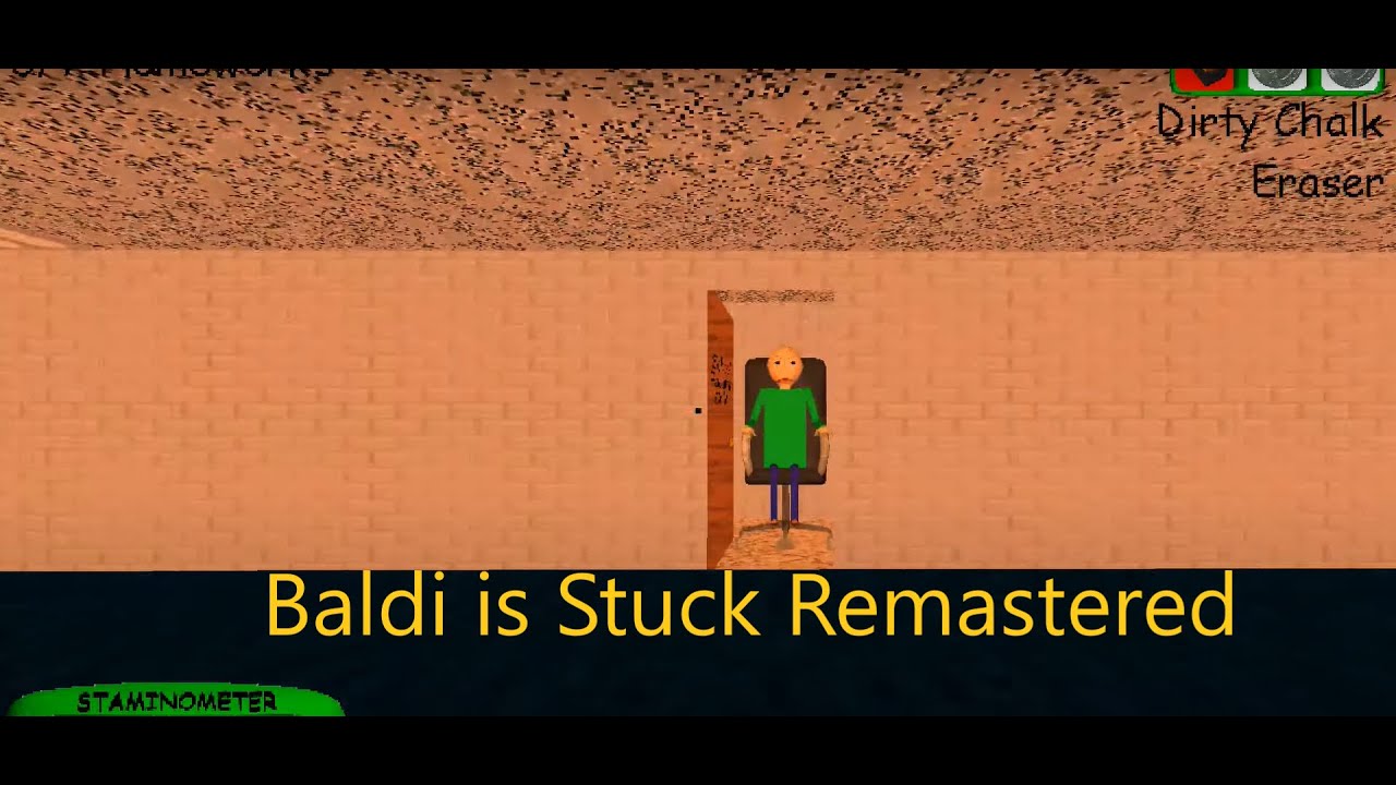 Baldi is Stuck Remastered vs Baldi random games - YouTube