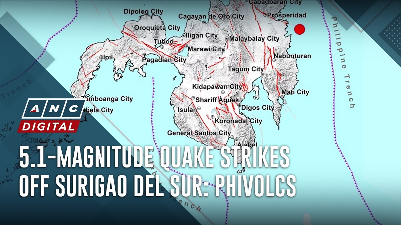 5.1-magnitude quake strikes off Surigao del Sur: Phivolcs - YouTube