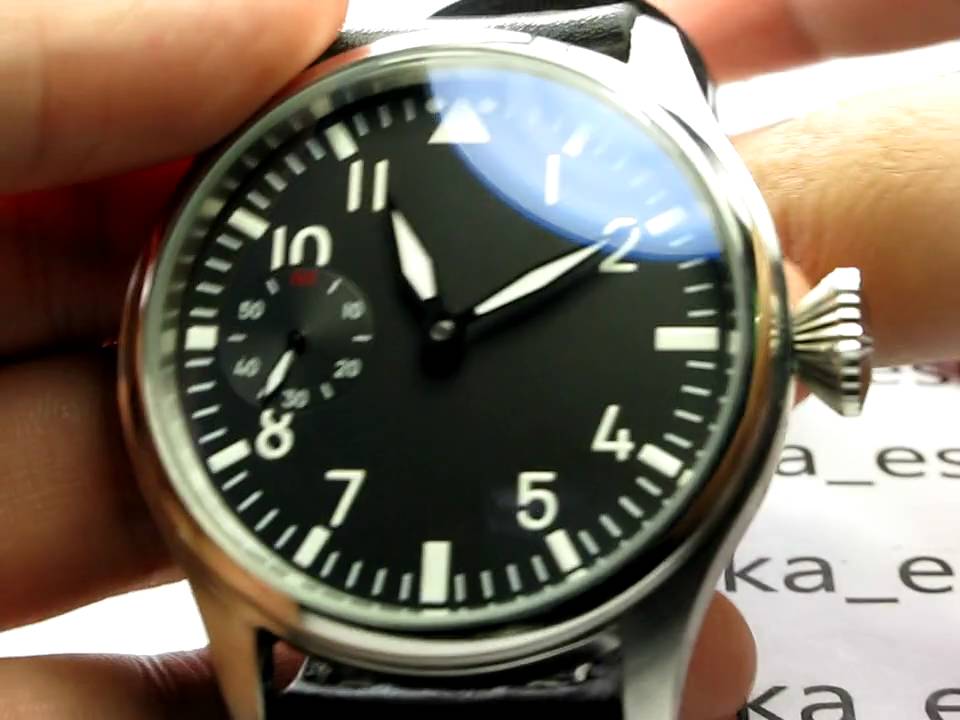 PARNIS PI57a 47MM BIG PILOT 6497 HANDWIND RARE VINTAGE HANDWIND JUMBO ...