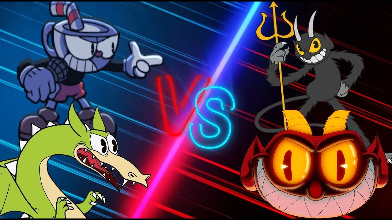 MUGEN IKEMEN GO CUPHEAD FNF & GRIM MATCHSTICK VS THE DEVIL PHASE 1 ...