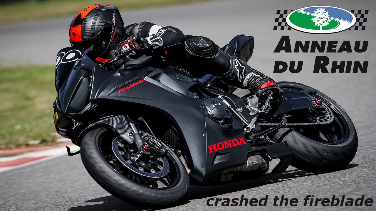 Anneau du Rhin 3.0 trackday | CBR1000RR Fireblade | highsider crash ...