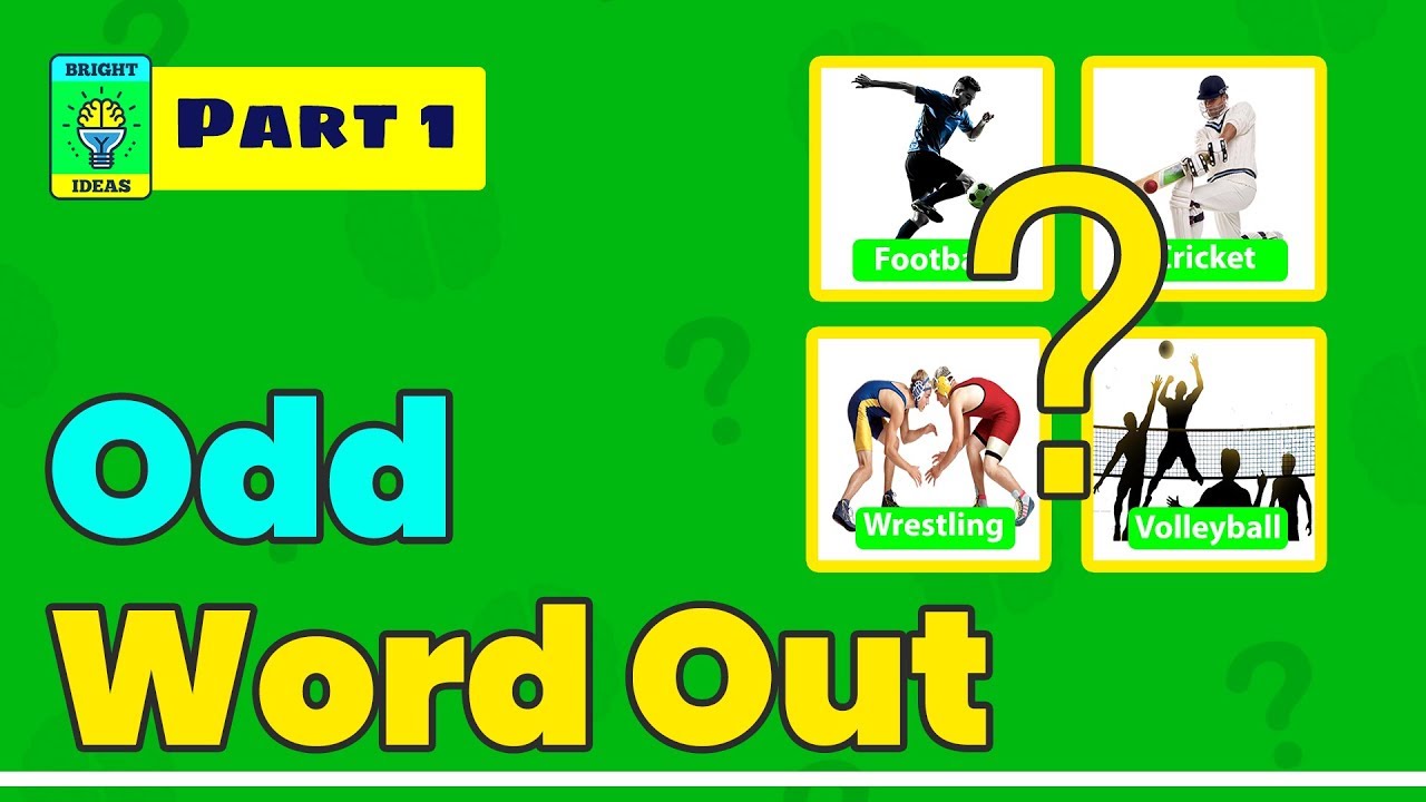 Choose Odd Word Out Odd Word Out Problems and Solutions - Part 1 - YouTube