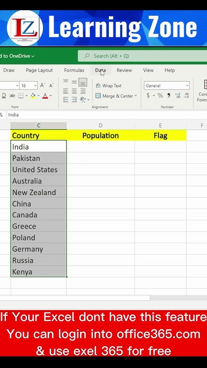 How to import Geographical Data | Excel Tricks | Learning Zone Sanju ...