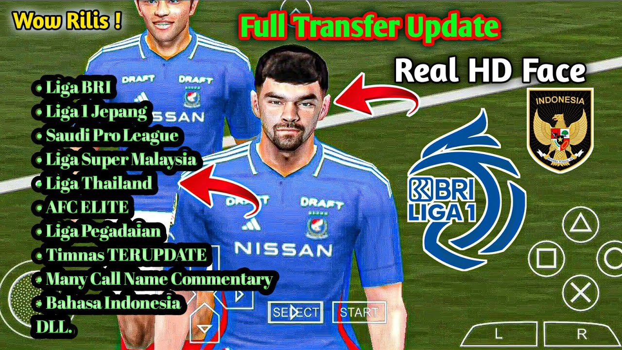 Efootball Pes 2025 PPSSPP Mod Liga Asia Dan Timnas Full Final Update ...