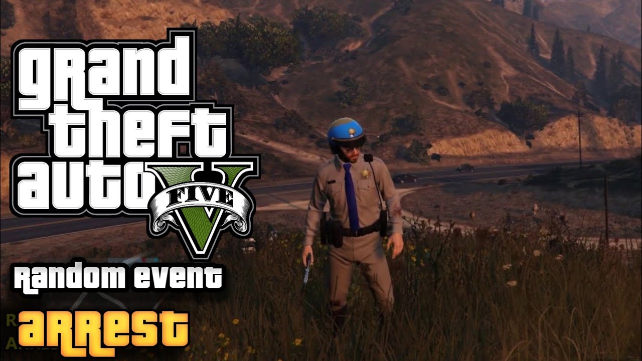 GTA 5 : Random Event #14 : Arrest (Countryside) - YouTube