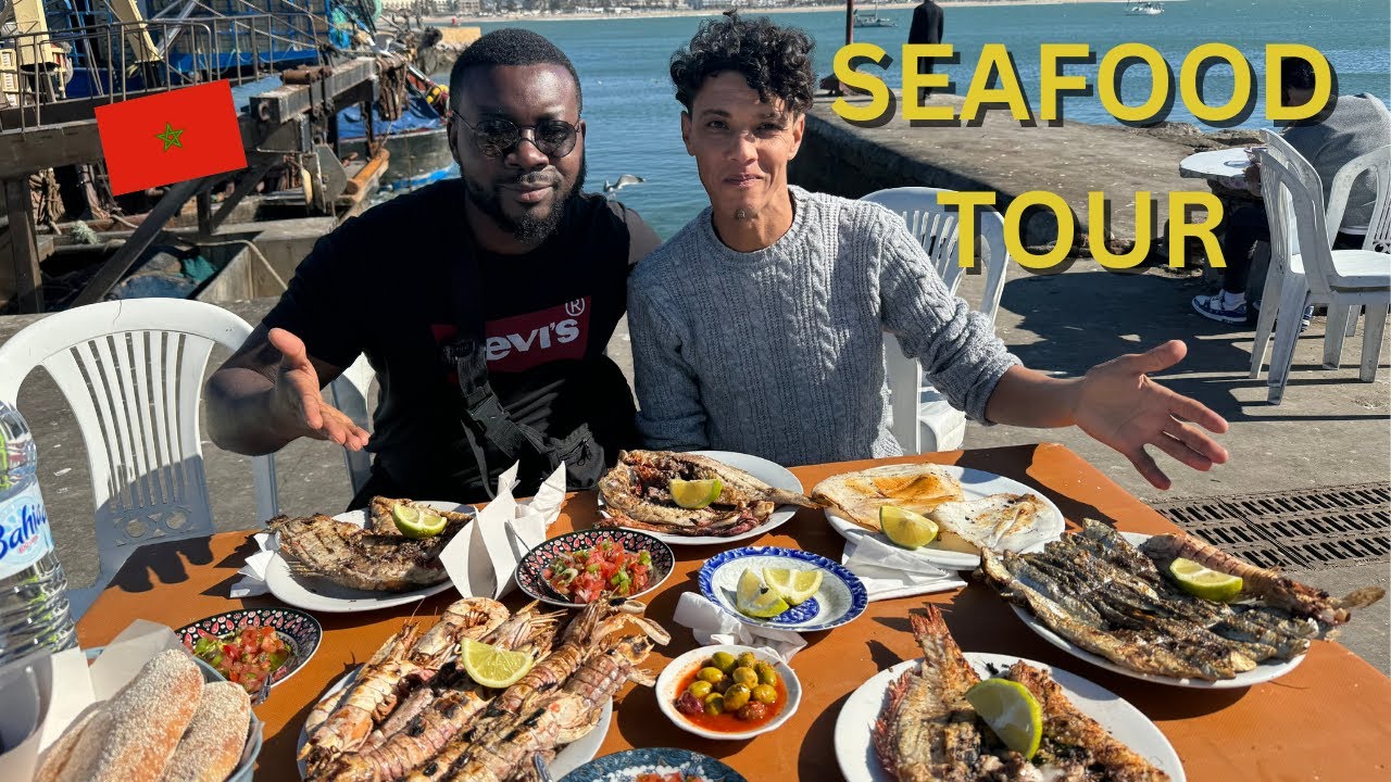 ULTIMATE SEAFOOD TOUR in ESSAOUIRA | Best Fish market in MOROCCO! - YouTube