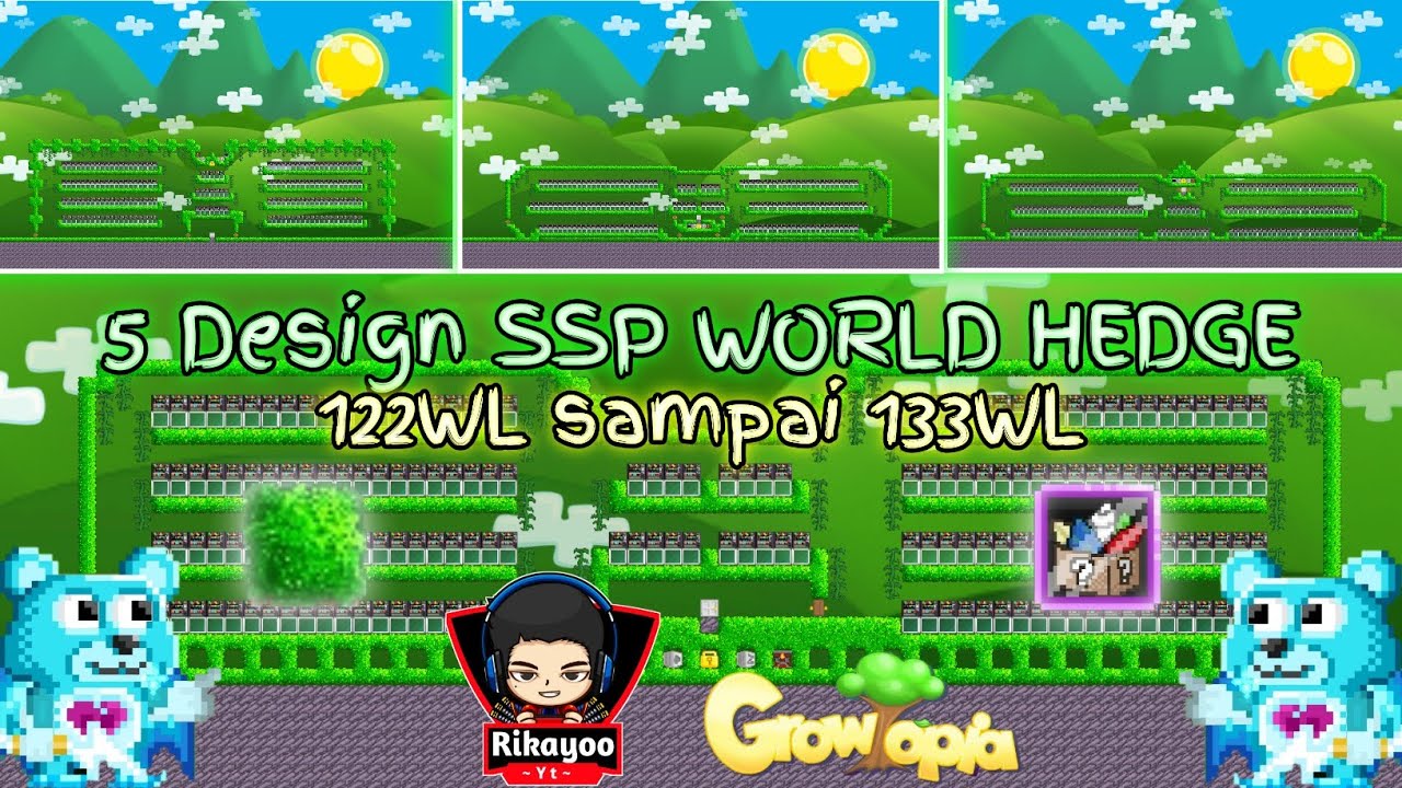 5 Design World SSP (Hedge block) 122WL-133WL - YouTube