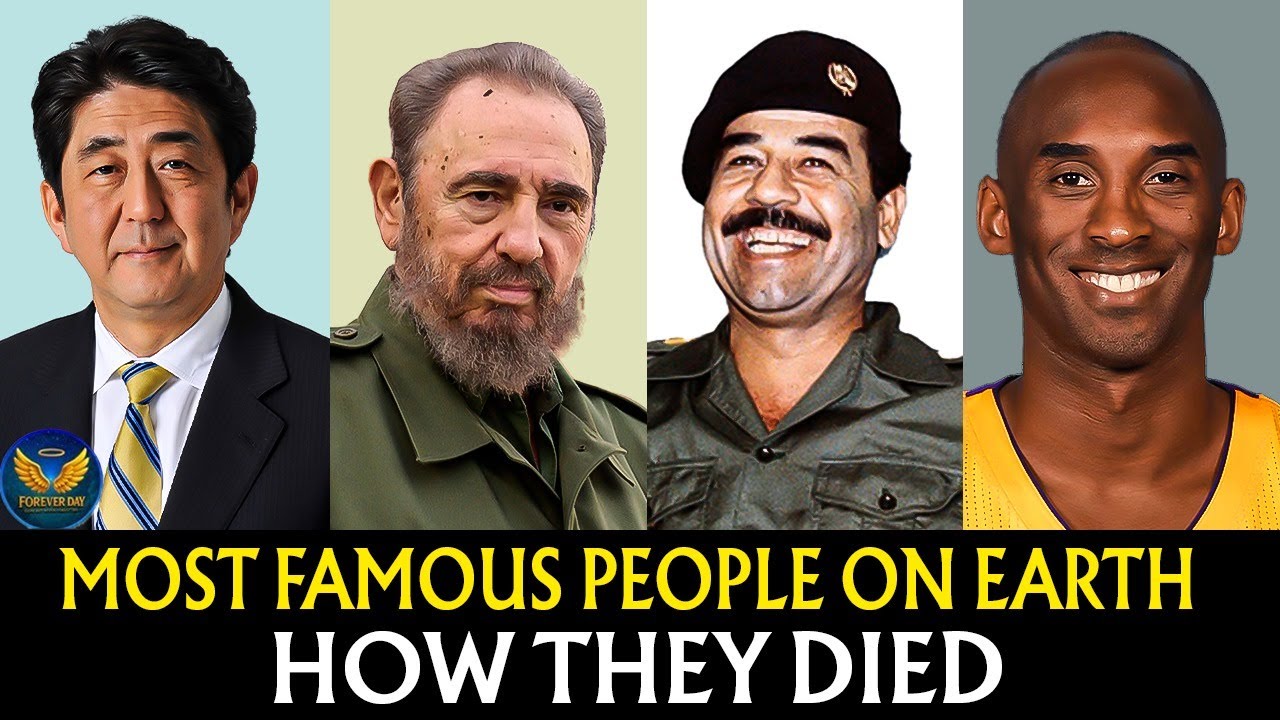 How These 8 Famous People on Earth DIED| Part 1 - YouTube