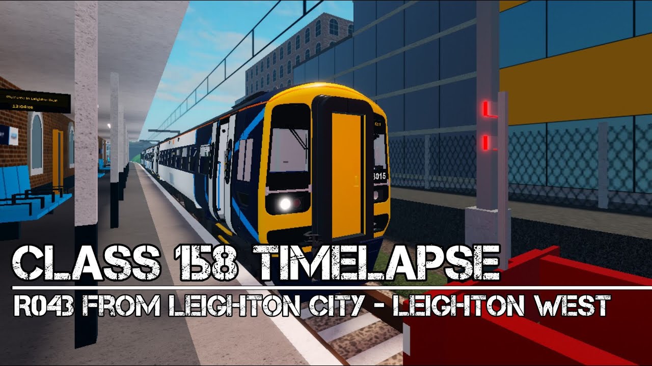 Timelapse: Driving a Class 158 From Leighton City - Leighton West ...
