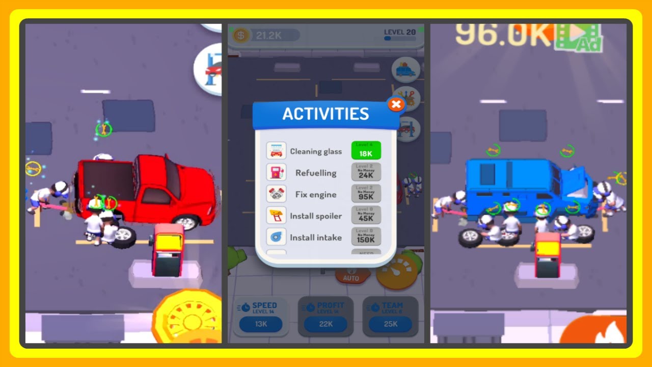 Idle Pit Stop (Gameplay) - Idle - [Android Fragments]🧩 - #1 - YouTube