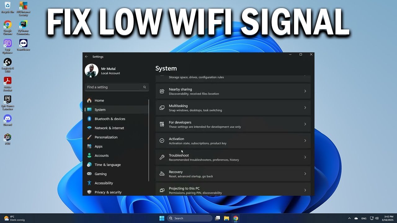 How To Fix Low WI FI Signal Strength on Windows 11 & 10 - Easy Fix ...