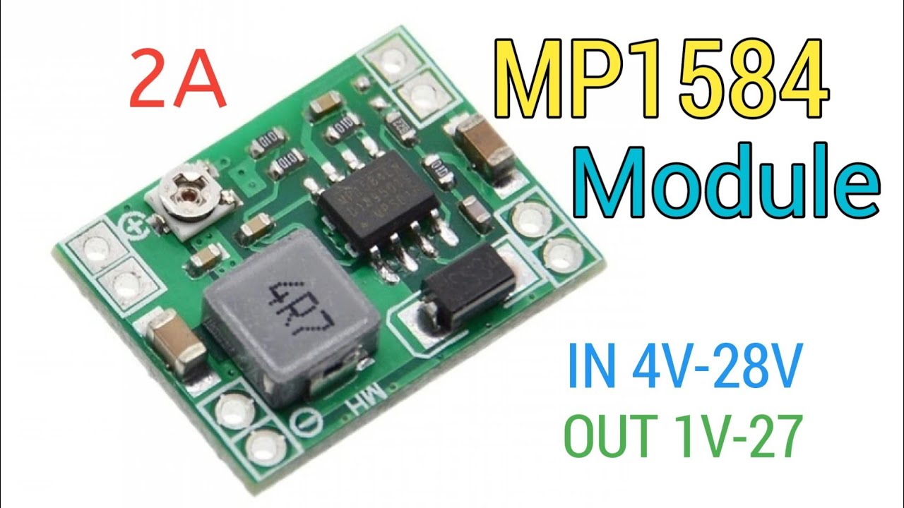 Mini MP1584 DC-DC 3A Adjustable Buck module| MP1584EN Module - YouTube