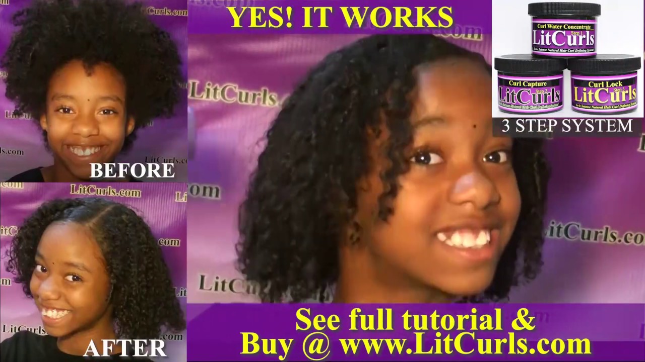 Get the dream natural hair that you always wanted with Lit Curls! Works ...