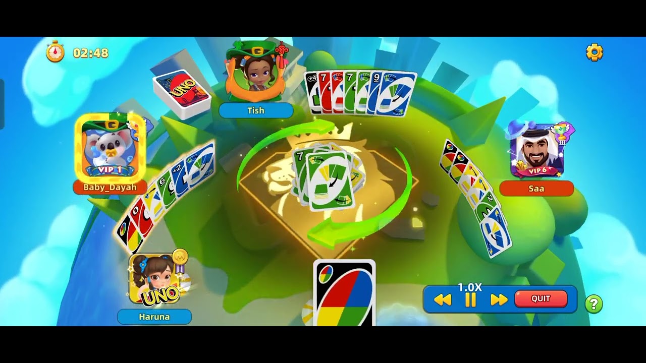 UNO Go Wild x600(Wild Weekend) win 109200 coins (Double Discard All ...