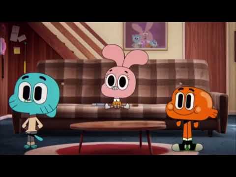 gumball darwin and anais watching fox network logo 1988 remake