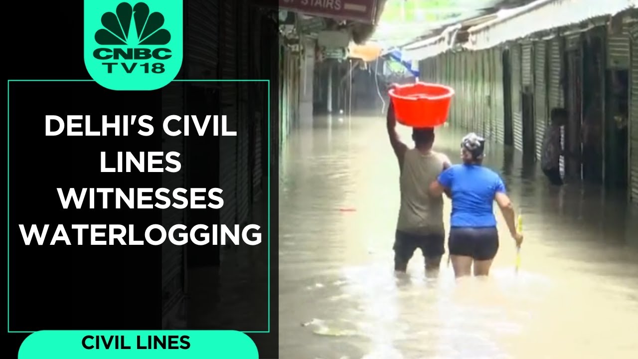 Delhi Flood News: Civil Lines Witnesses Waterlogging | WATCH | Yamuna ...