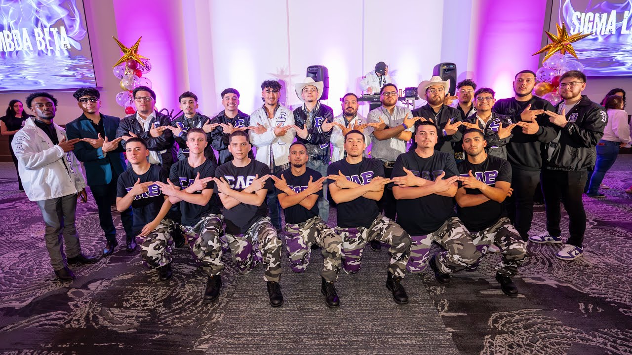 Texas State University MGC Premiere Sigma Lambda Beta International Fraternity Inc. - YouTube