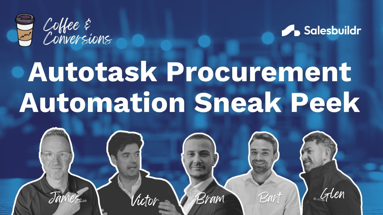 Live: Autotask Procurement Automation Sneak Peek + More.. - YouTube