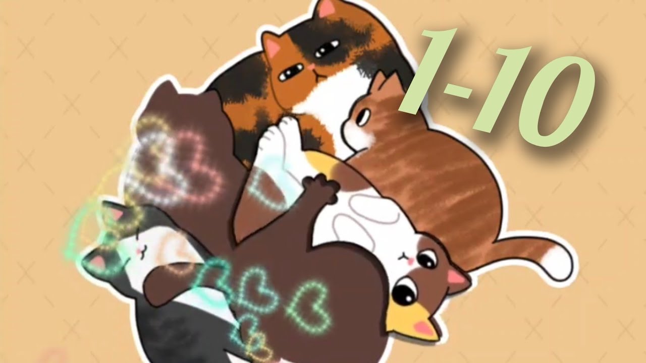 Cat Shape Purr fest Matching game walkthrough all levels gameplay - YouTube