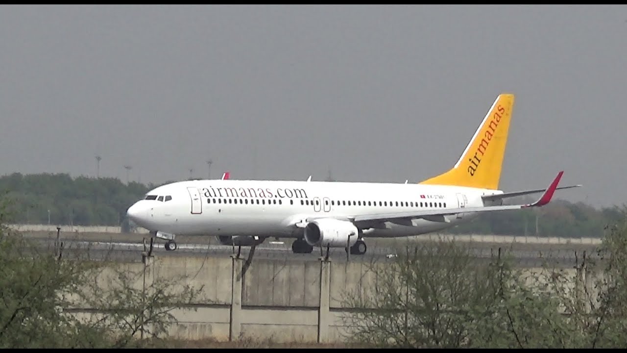 Air Manas spotted at Delhi International Airport - YouTube