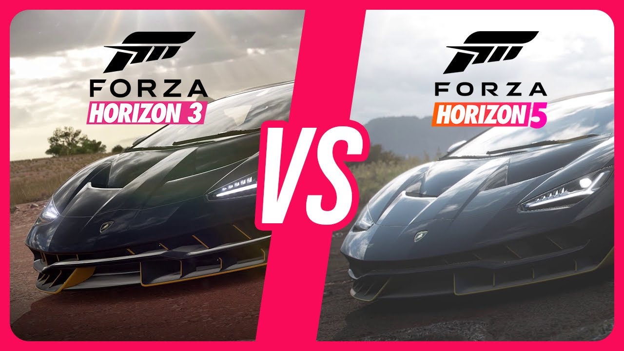 Forza Horizon 5 10th Anniversary - FH3 vs FH5 Intro Comparison - YouTube