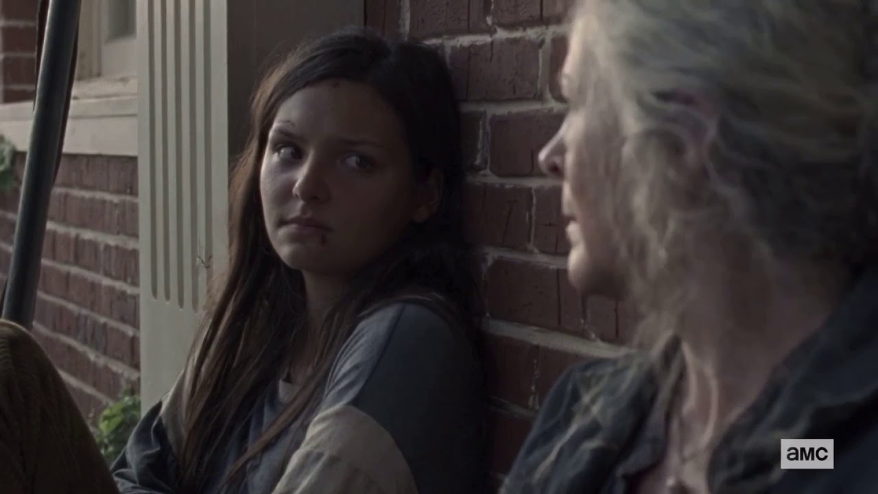 The Walking Dead 10x11 Lydia and Carol Scene HD - YouTube