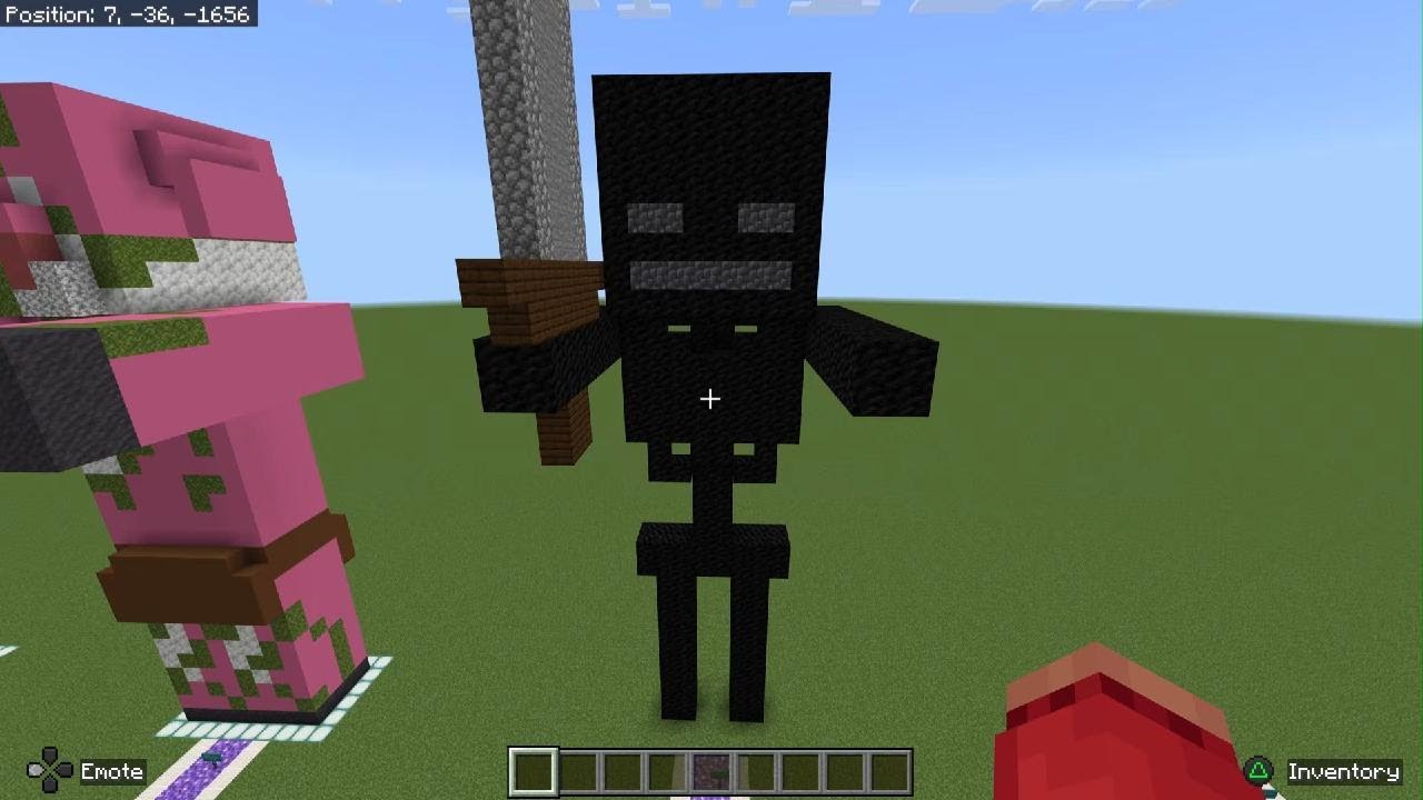 MC Character Statues: Wither Skeleton - YouTube