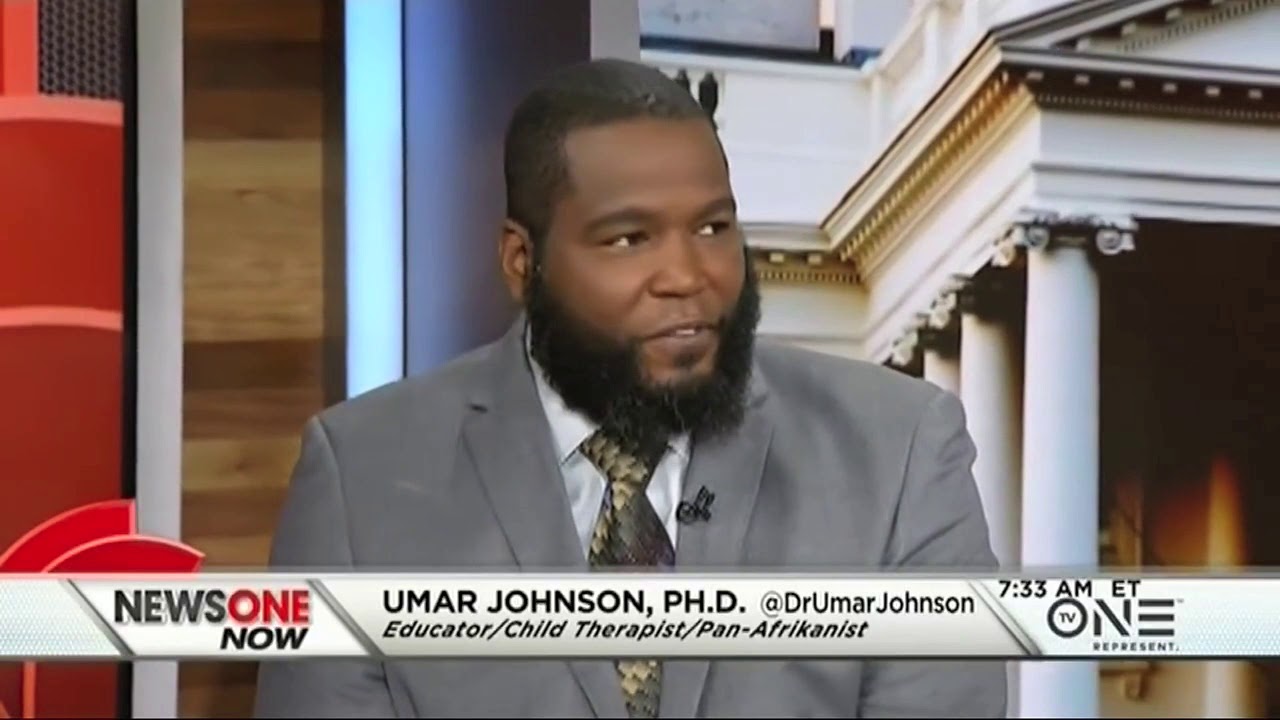 Dr. Umar Johnson explains his educational credentials on the Roland ...